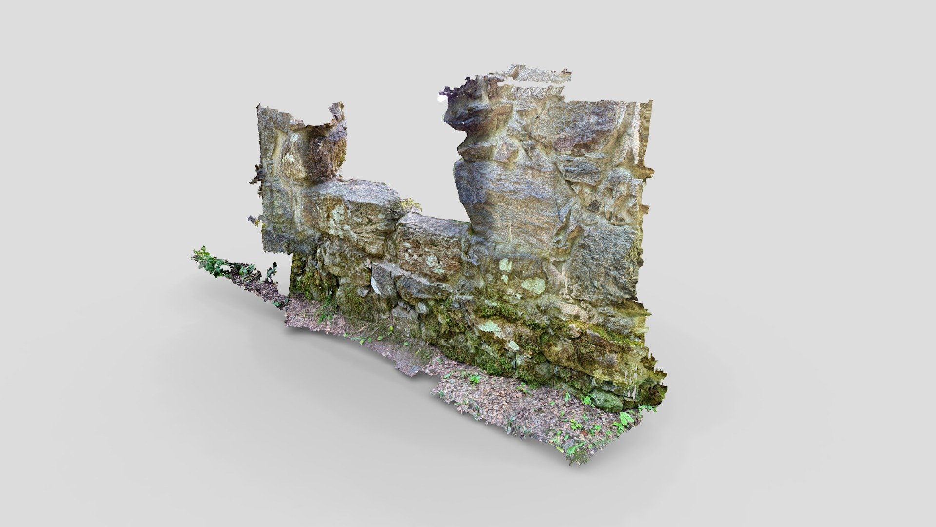 Stone wall - Download Free 3D model by Hullken [0a08966] - Sketchfab