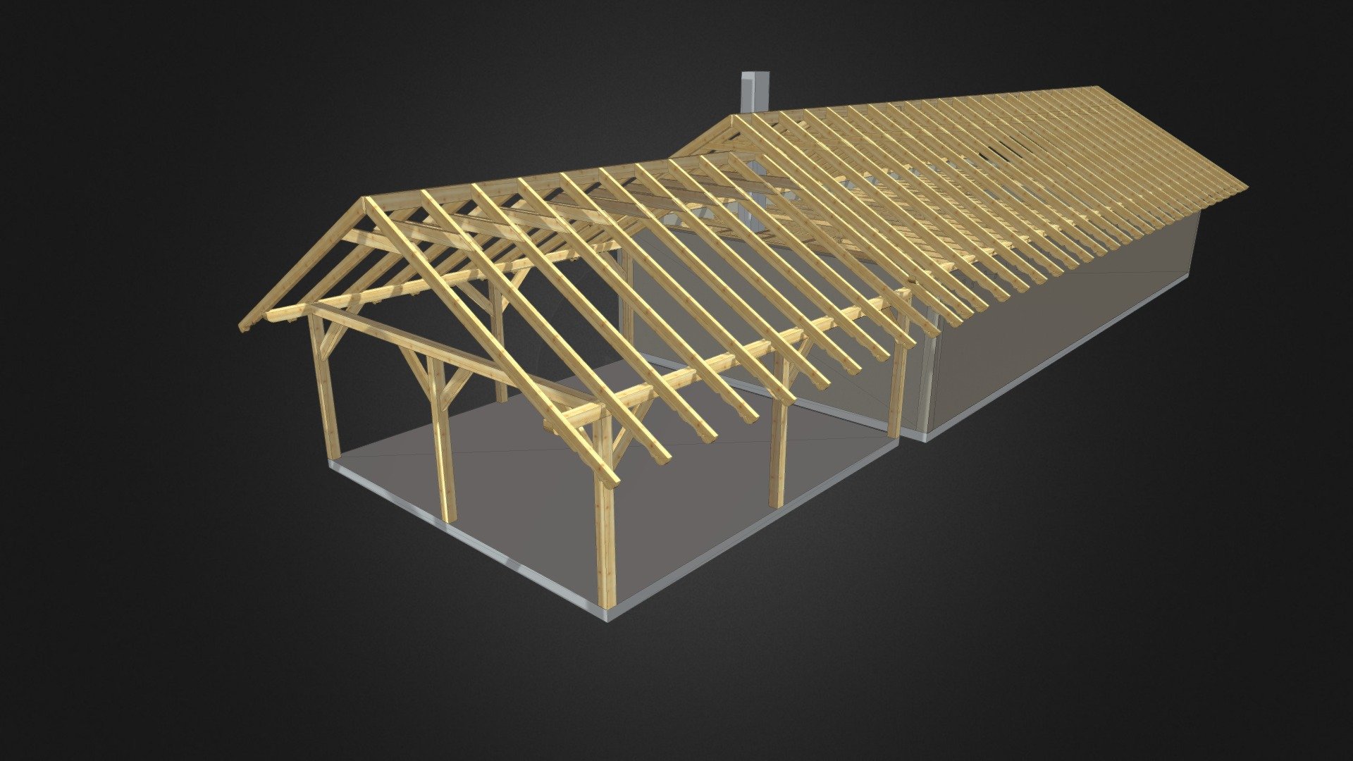 Dach MW - Download Free 3D model by Rafał Link (@rafallink) [0a08f78 ...