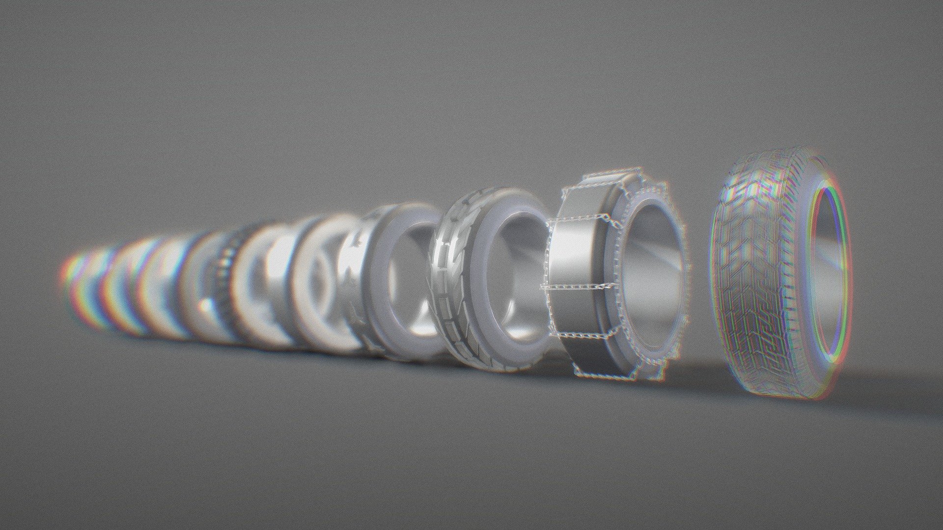 Tire Design Showcase: 3D Collection - Buy Royalty Free 3D model by ...