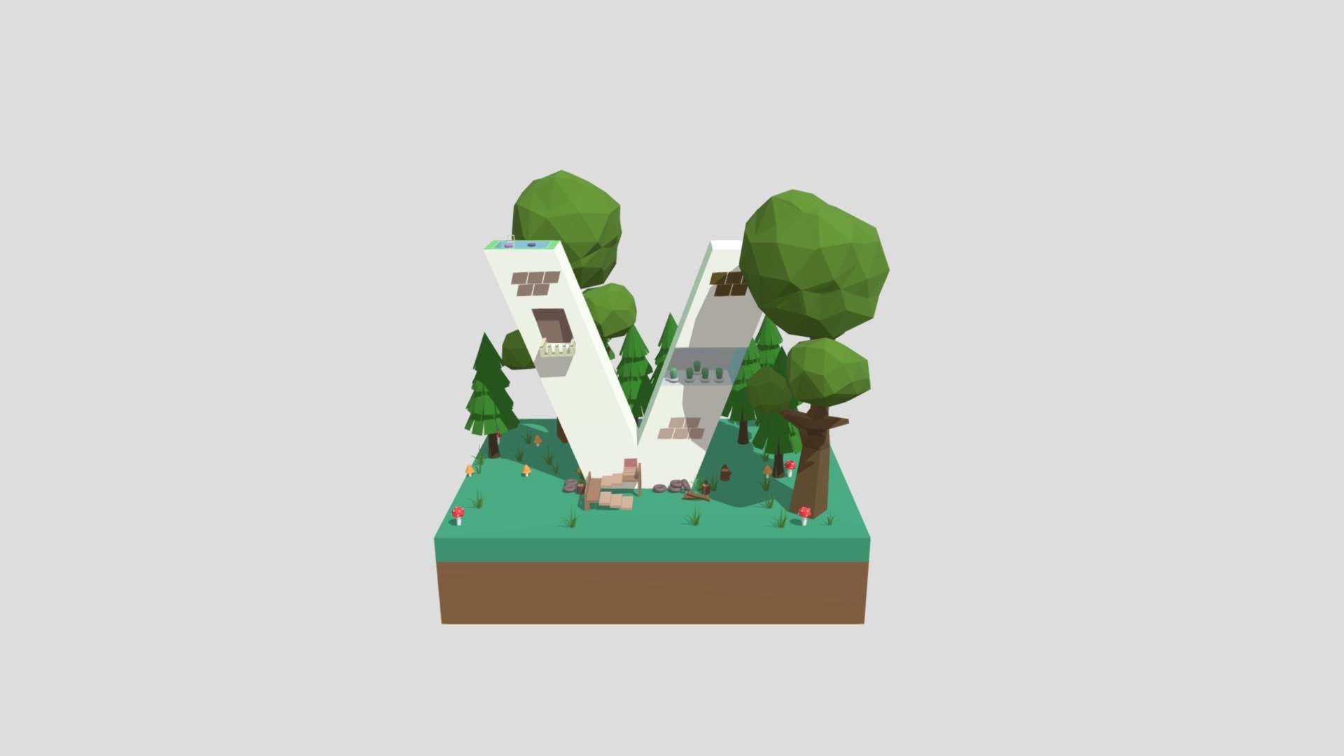casa v - 3D model by Veronicama [0a0c419] - Sketchfab