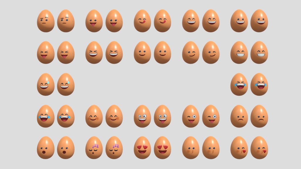 Emoji - A 3D model collection by Moonshin - Sketchfab