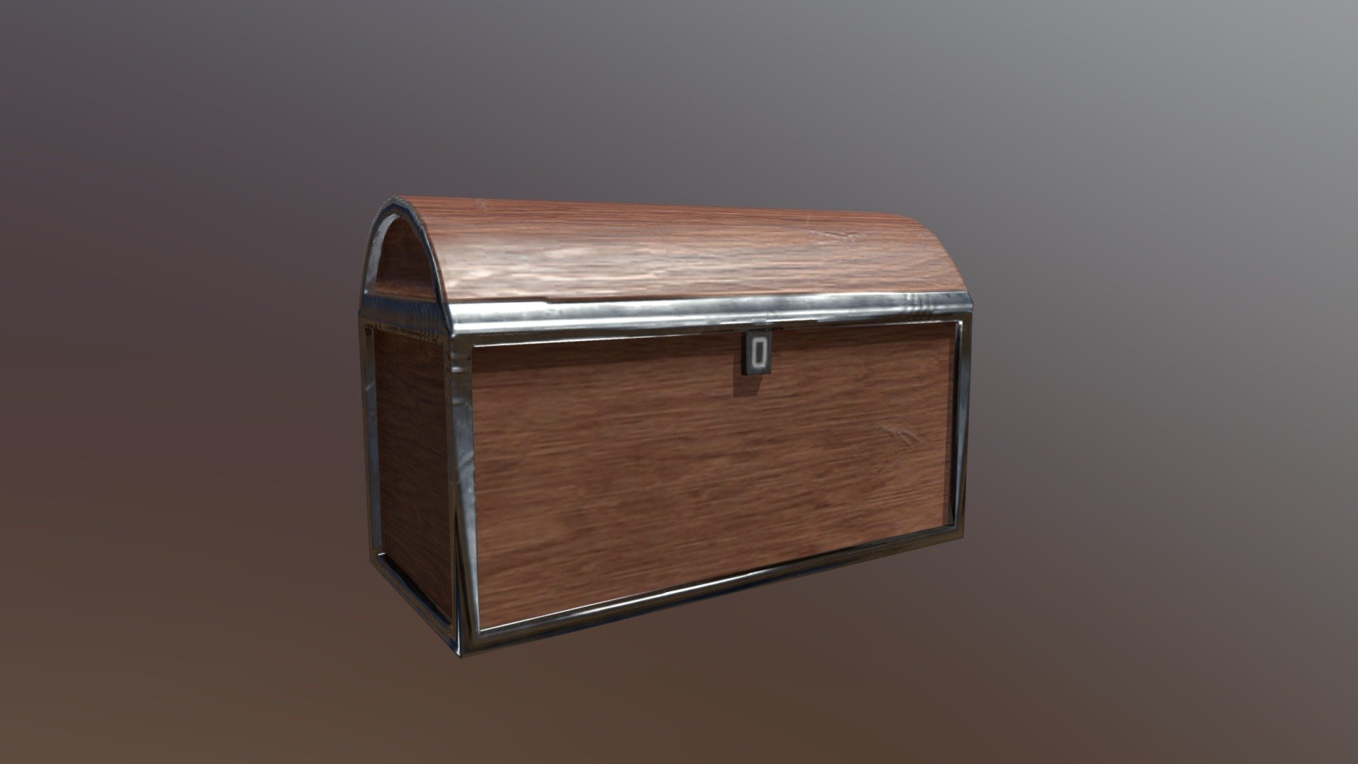 Simple Metal Chest - 3D model by Gregio [0a0e381] - Sketchfab