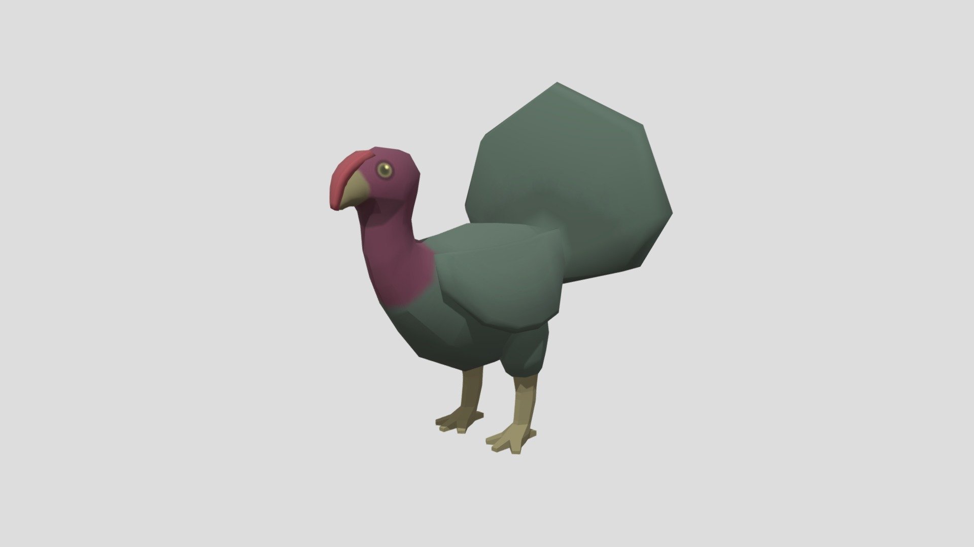Lowpoly Animated Turkey - Download Free 3D model by Suvalien [0a0eb8e ...