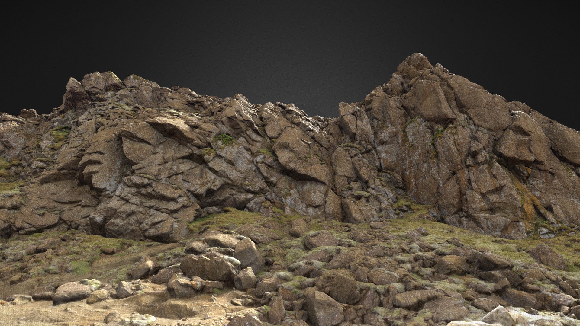 Arid Cliff PBR Scan - 3D model by Pers Scans (@perz_scans) [0a0eca4 ...