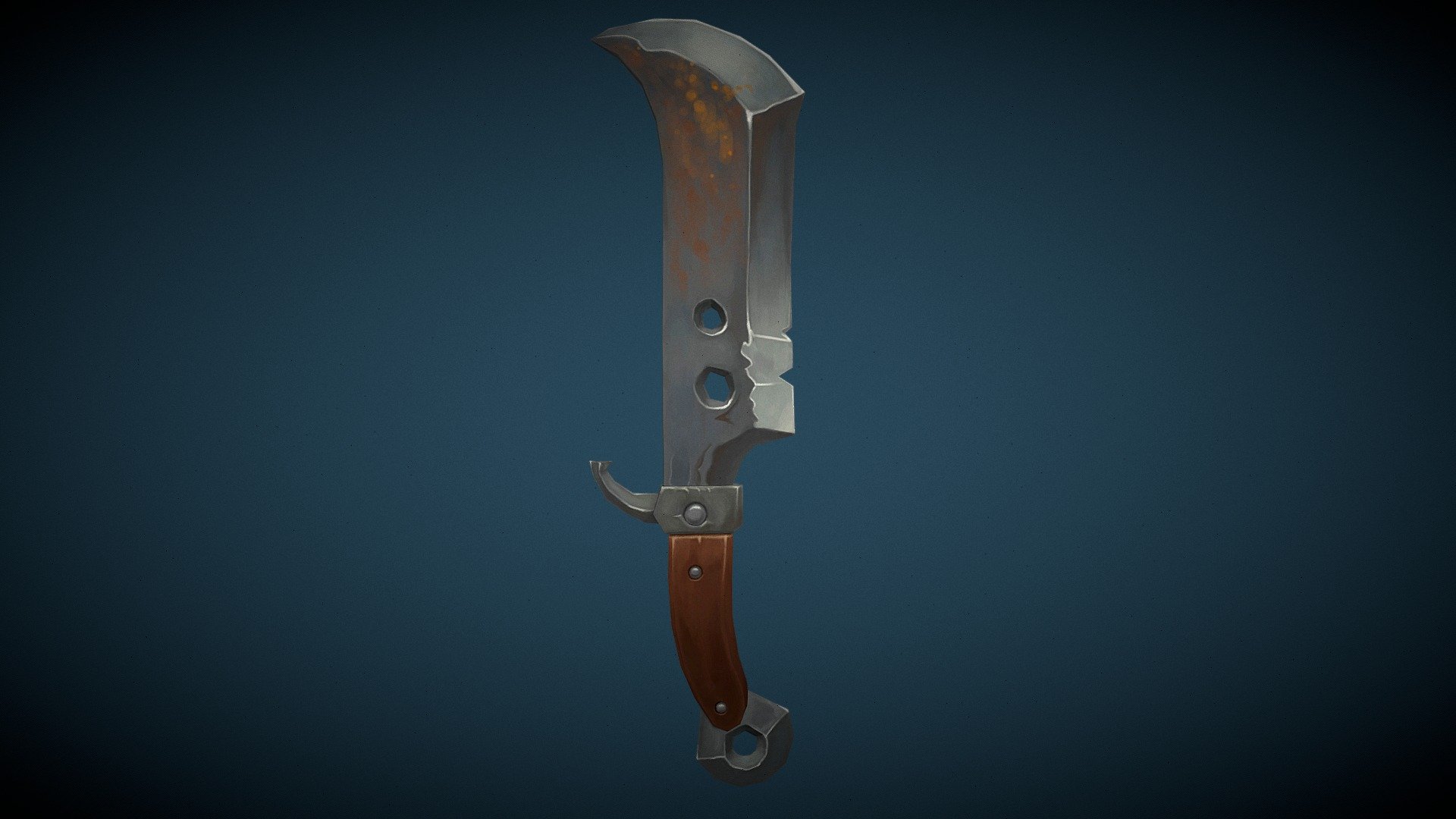 Hand-paint blade - Download Free 3D model by Don_Dzen [0a115fa] - Sketchfab