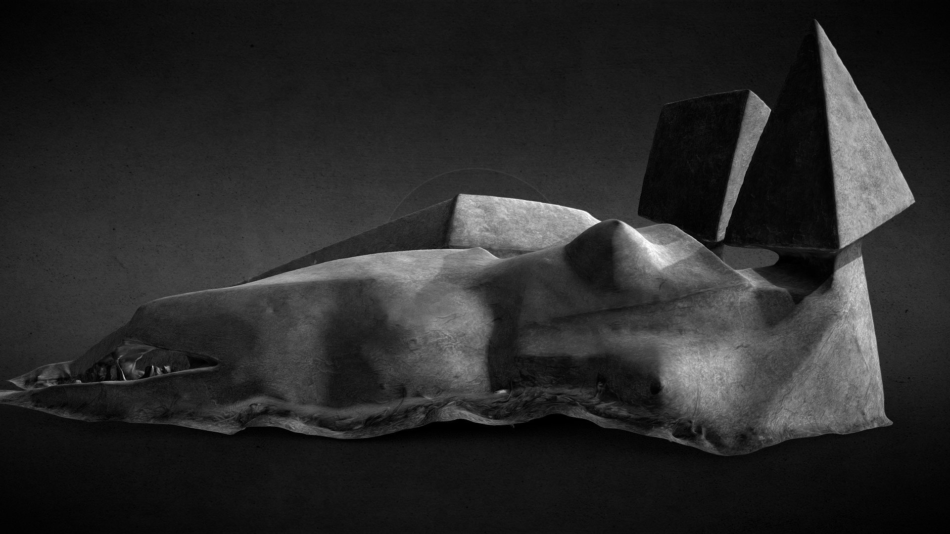 Two Reclining Figures by Lynn Chadwick - 3D model by public-art.uk ...