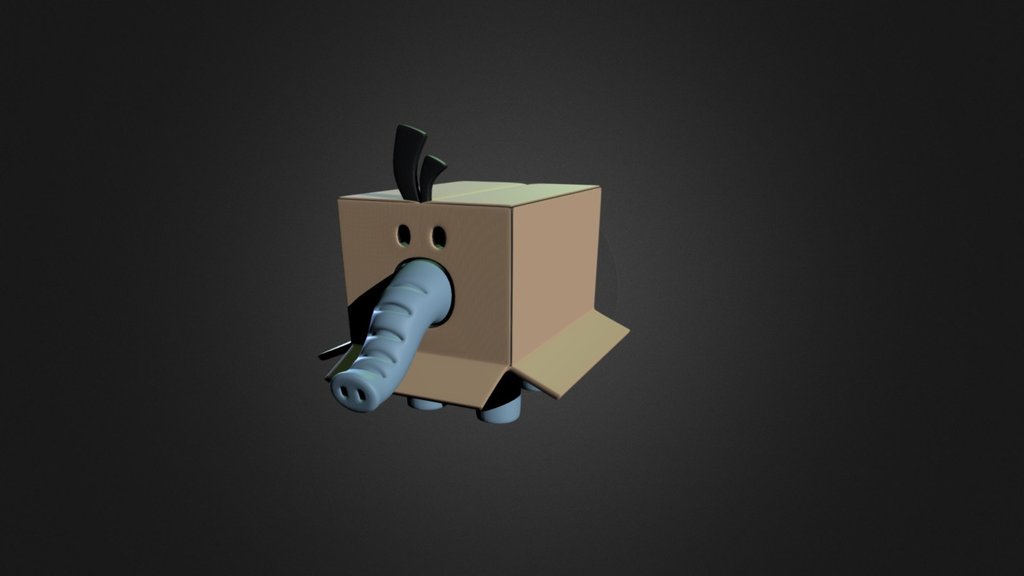 Homeless Elephant - 3D model by twitte_king [0a1386a] - Sketchfab