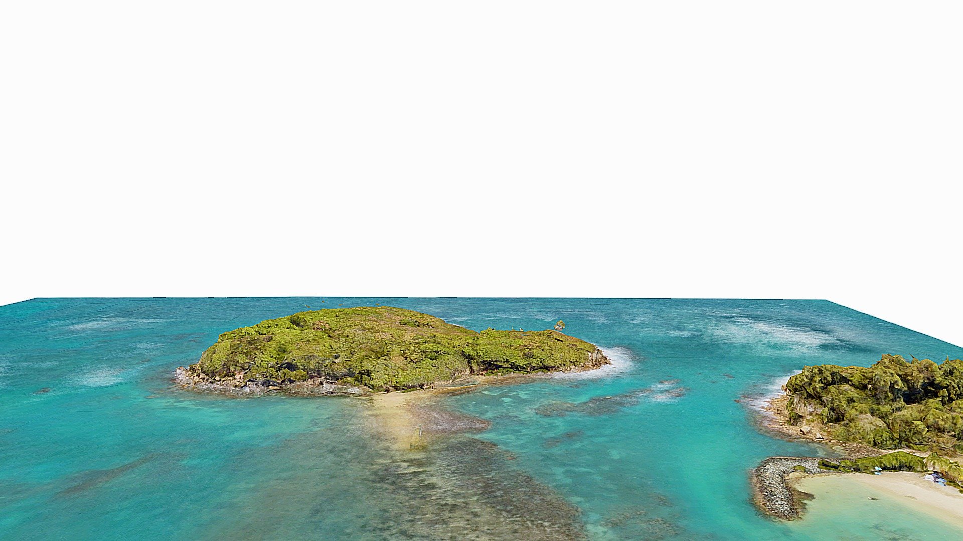 island,terrain,scan,map,landscape,puerto rico - 3D model by SENSIET (@asensio) [0a1476b] - Sketchfab
