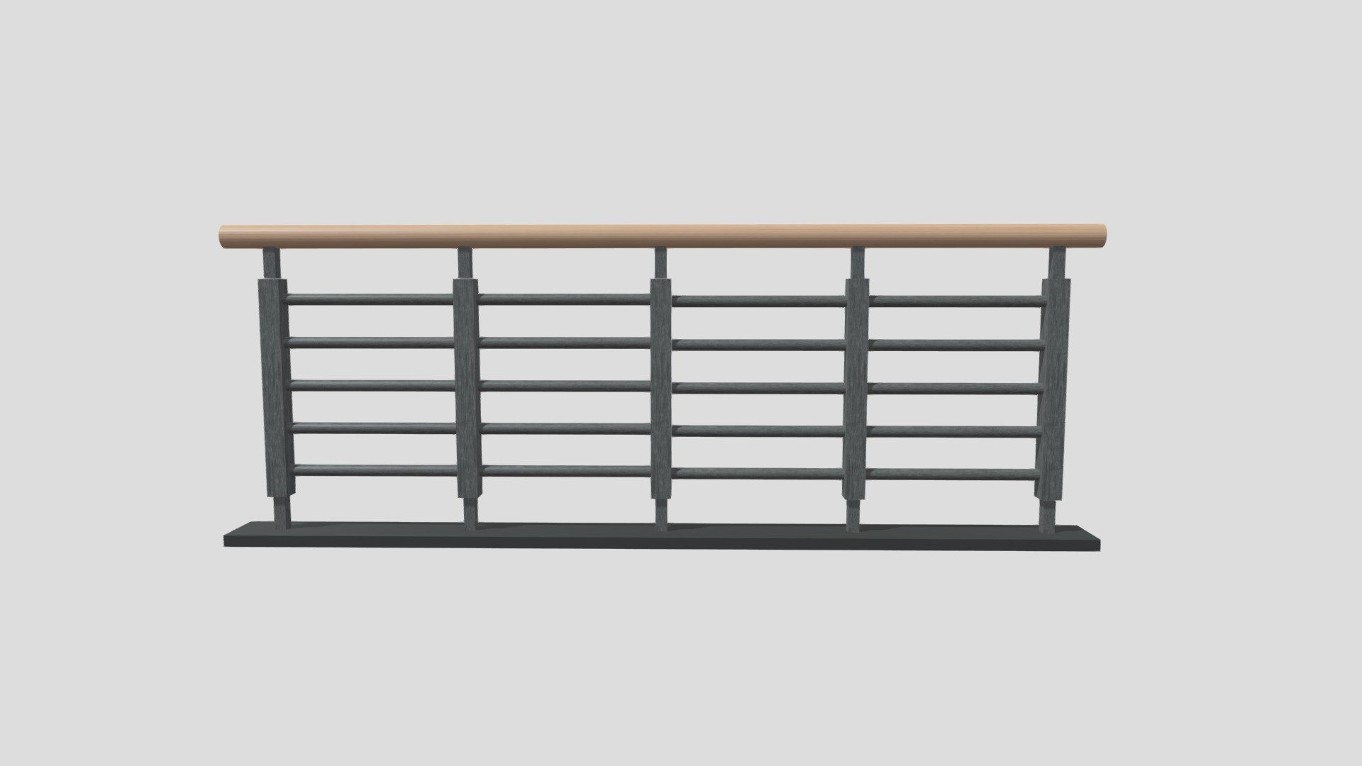 Low-Poly Handrail - Download Free 3D model by Kachbu [0a15746] - Sketchfab