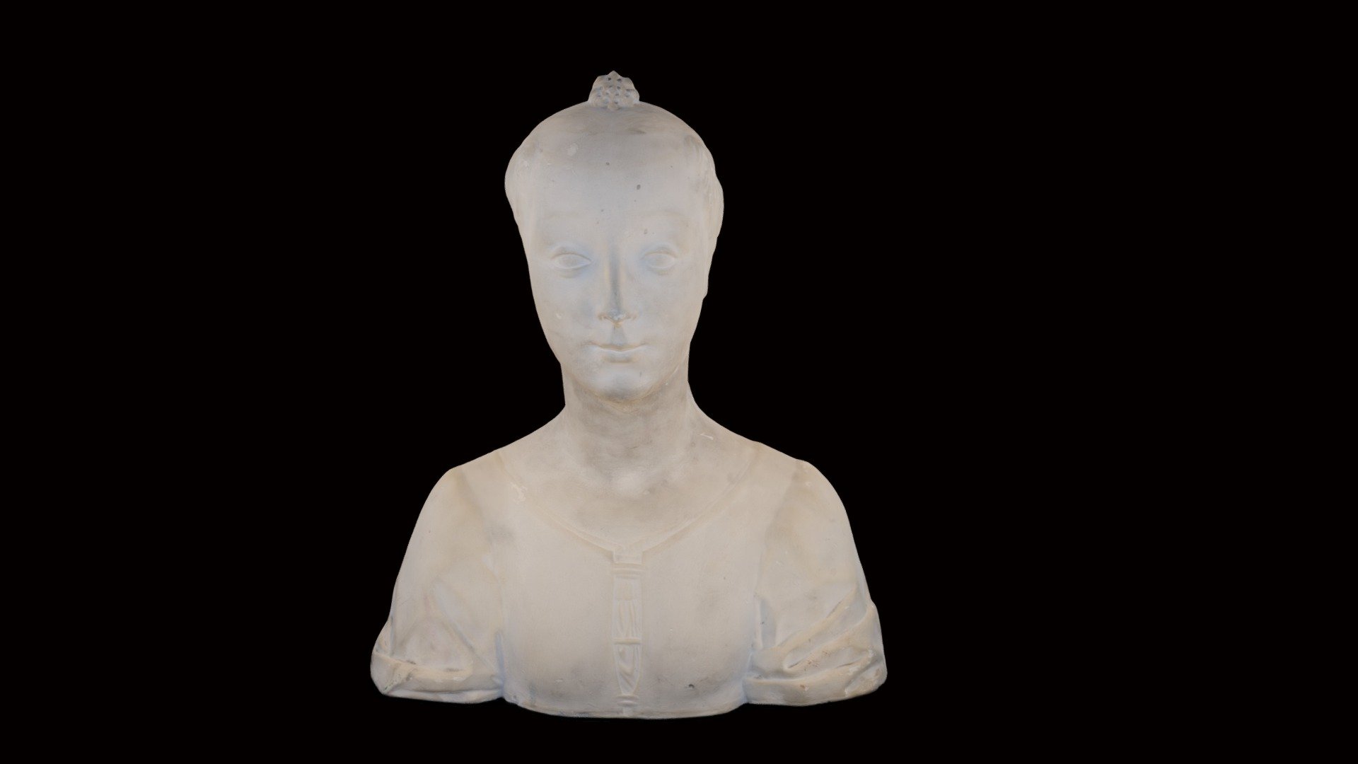 Female bust - model of plaster cast - 3D model by Collaboration, Arts ...