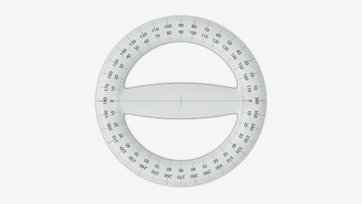 Protractor 3D models - Sketchfab