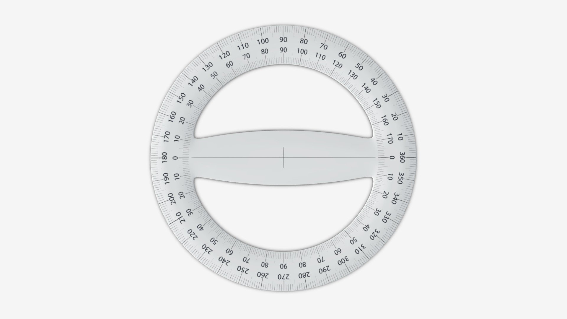 Circle protractor - Buy Royalty Free 3D model by HQ3DMOD (@AivisAstics ...