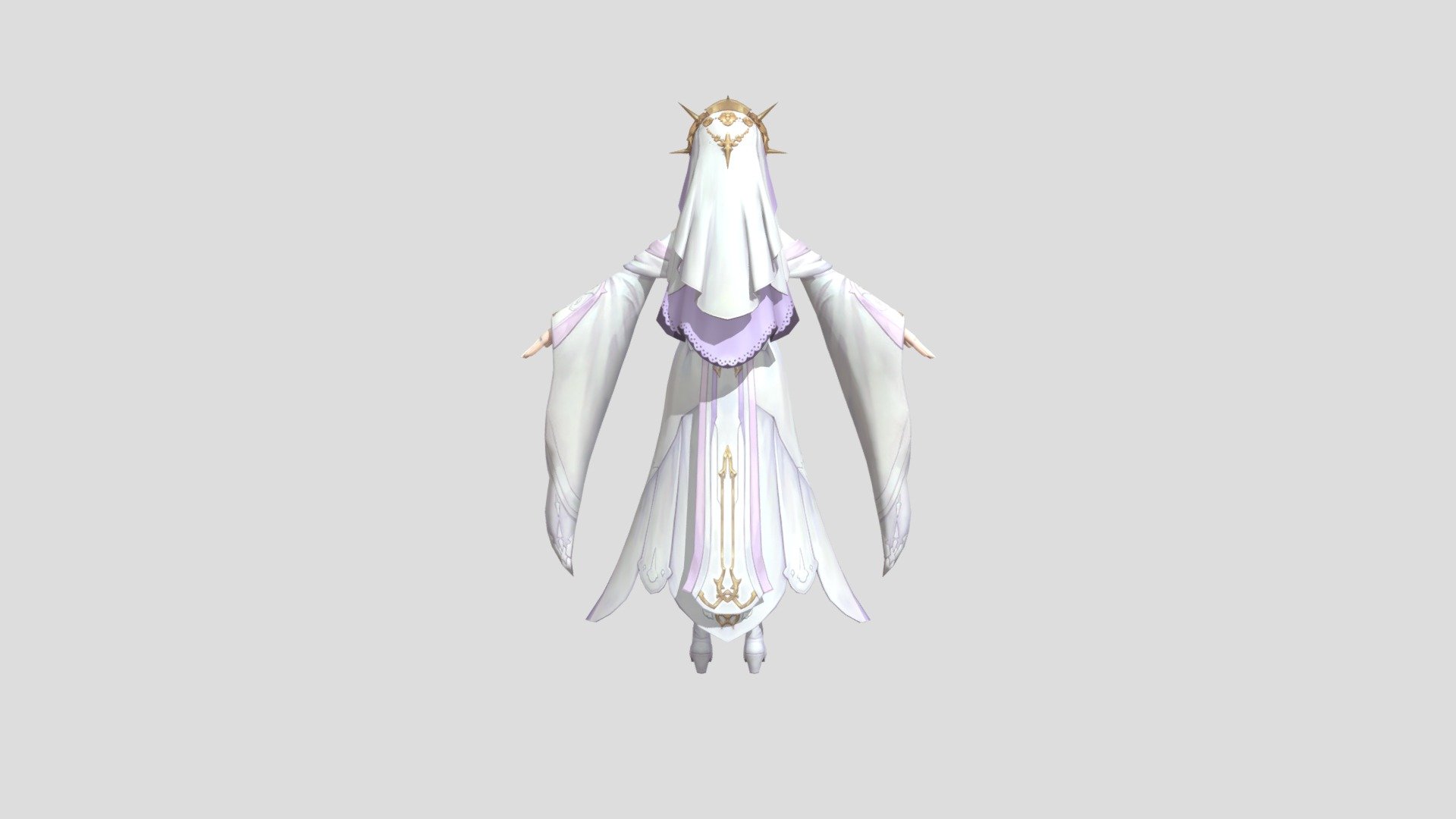 Maria Legend_Body1 King's raid - Download Free 3D model by ...