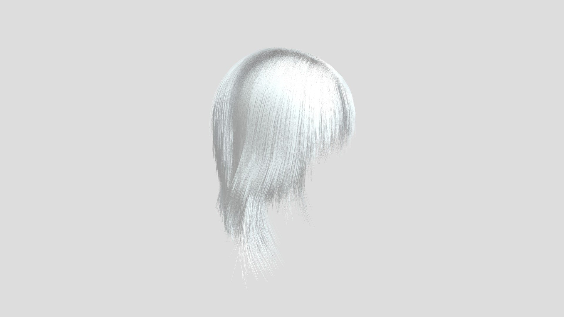 Hair Woman High poly - Download Free 3D model by CristianButler ...
