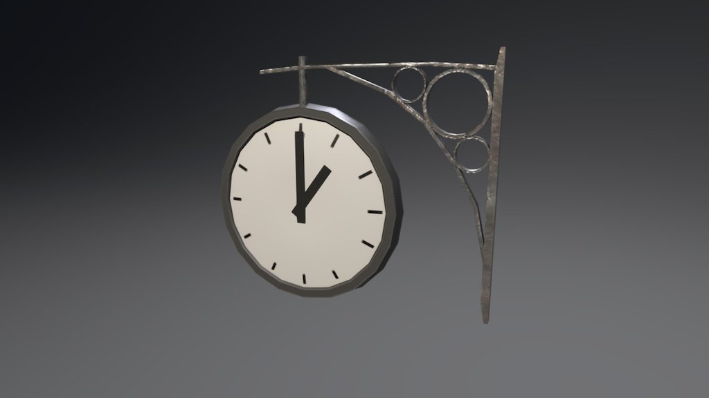 Clock - 3D model by Ttran2323 [0a1bf59] - Sketchfab