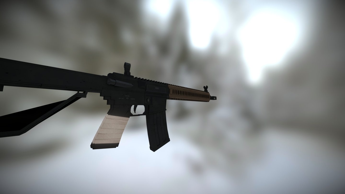 M4A1 Carbine rifle - Download Free 3D model by Pixel Studios ...