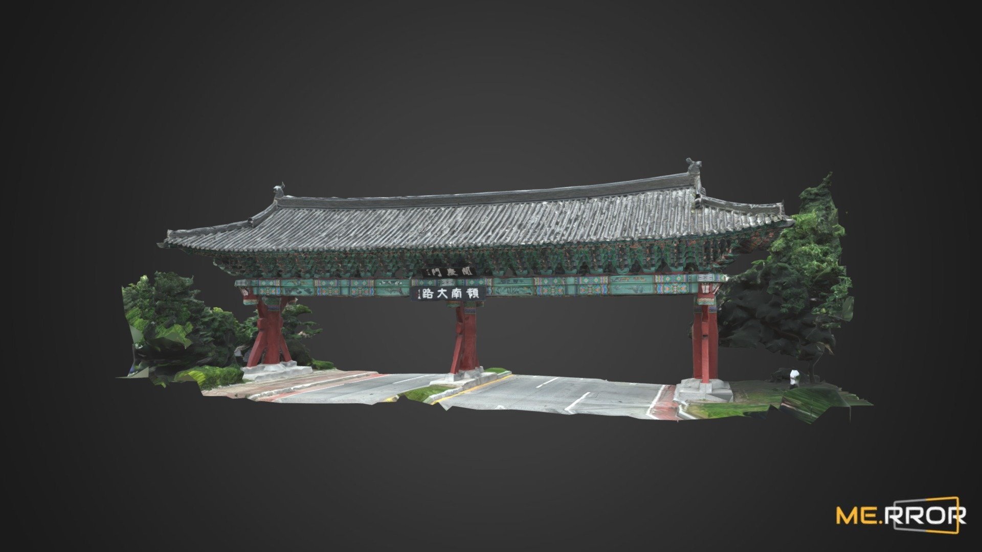 Asian Temple Enterance - Buy Royalty Free 3D model by ME.RROR Studio ...