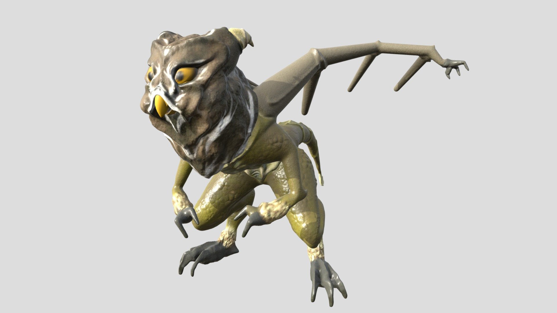 dragon final - 3D model by Esteban_Cuello [0a1cdf3] - Sketchfab