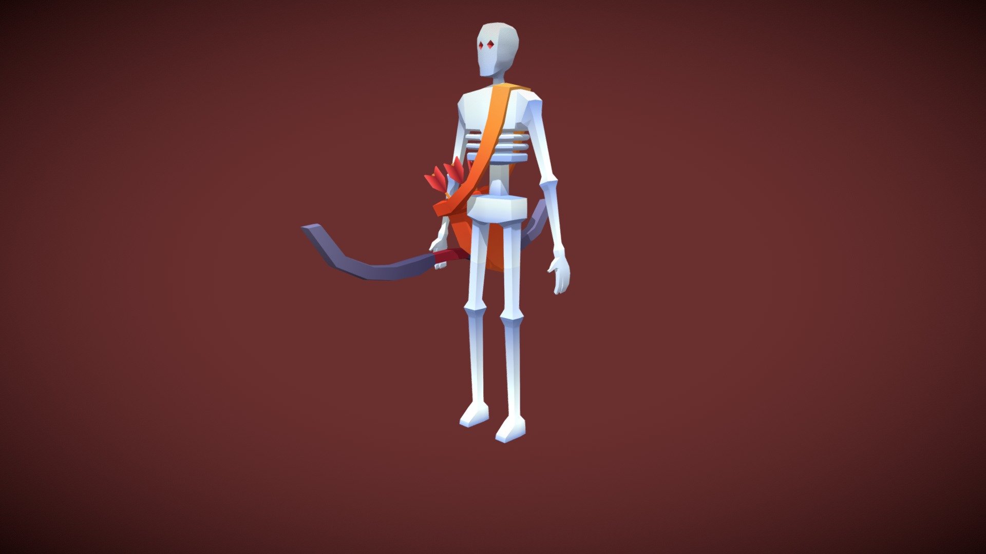 Skeleton Ranged - Animated & Game Ready - Download Free 3D model by ...