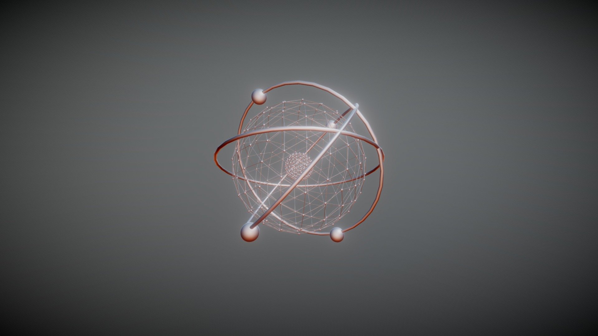 atom model - 3D model by Visual (@Saltpotato) [0a1f0e7] - Sketchfab