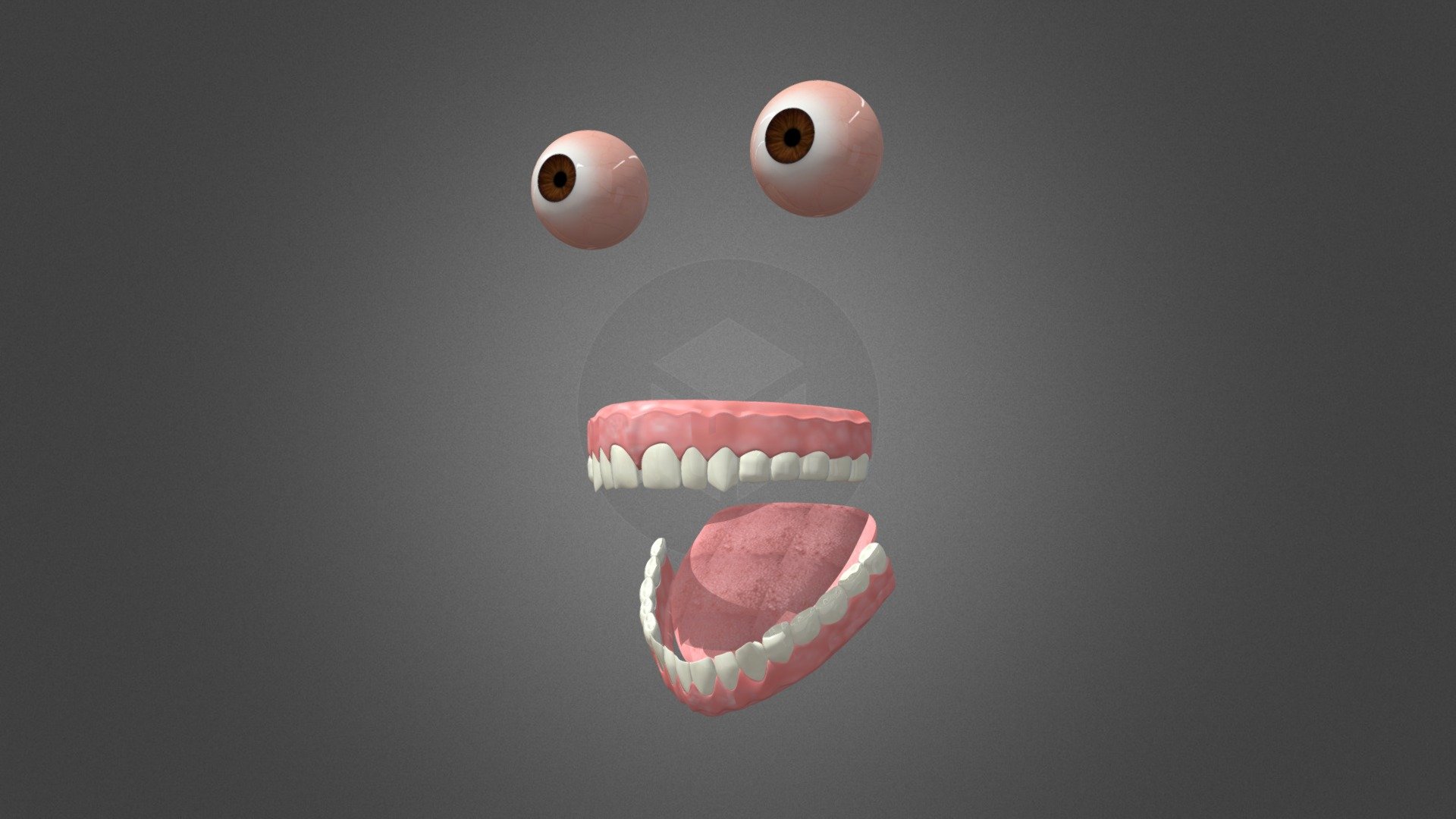 Eyes & teeth - 3D model by jpPna [0a1fecb] - Sketchfab