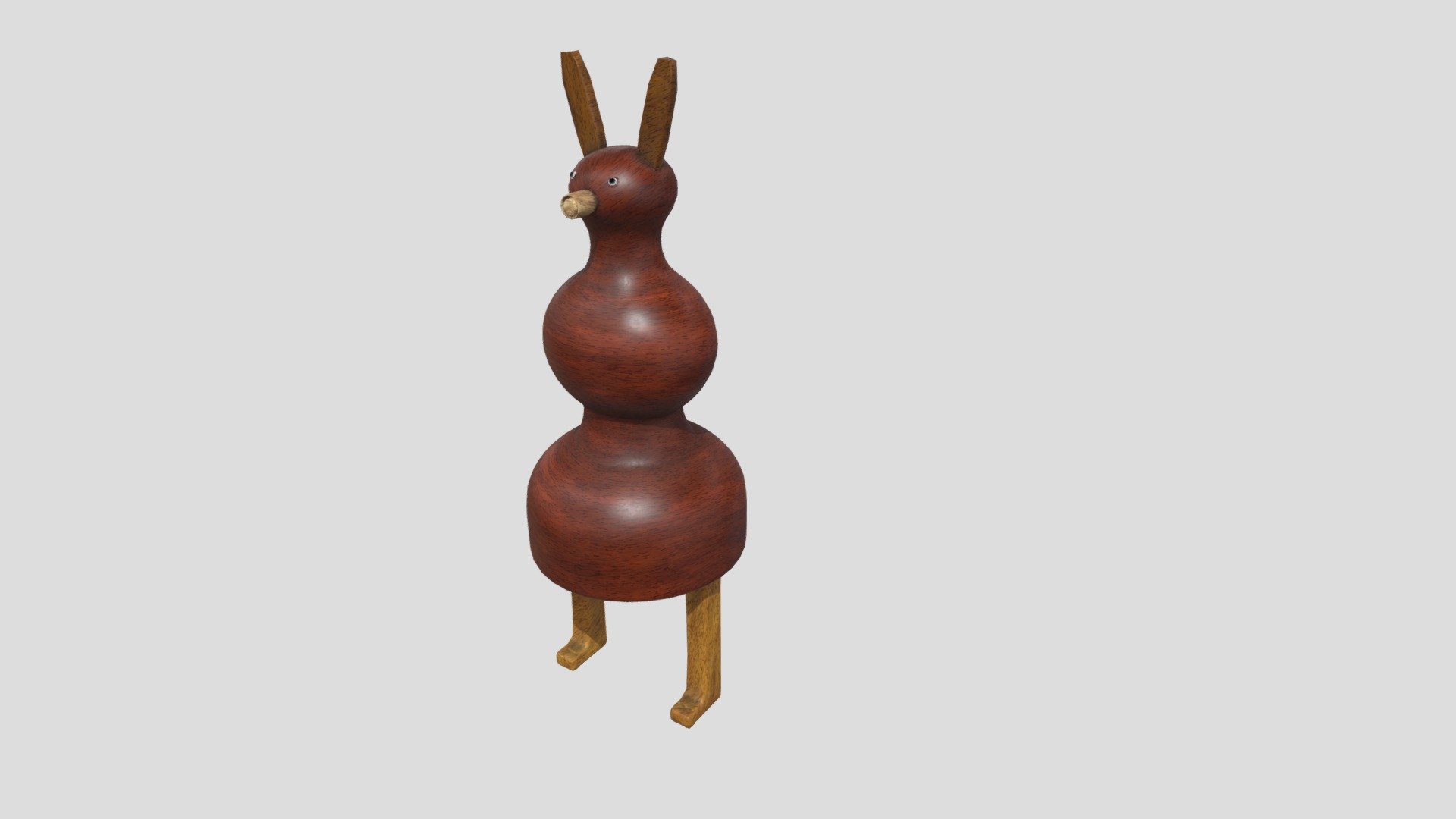 wooden ear rabbit - Download Free 3D model by mingizz0011 [0a2203d ...
