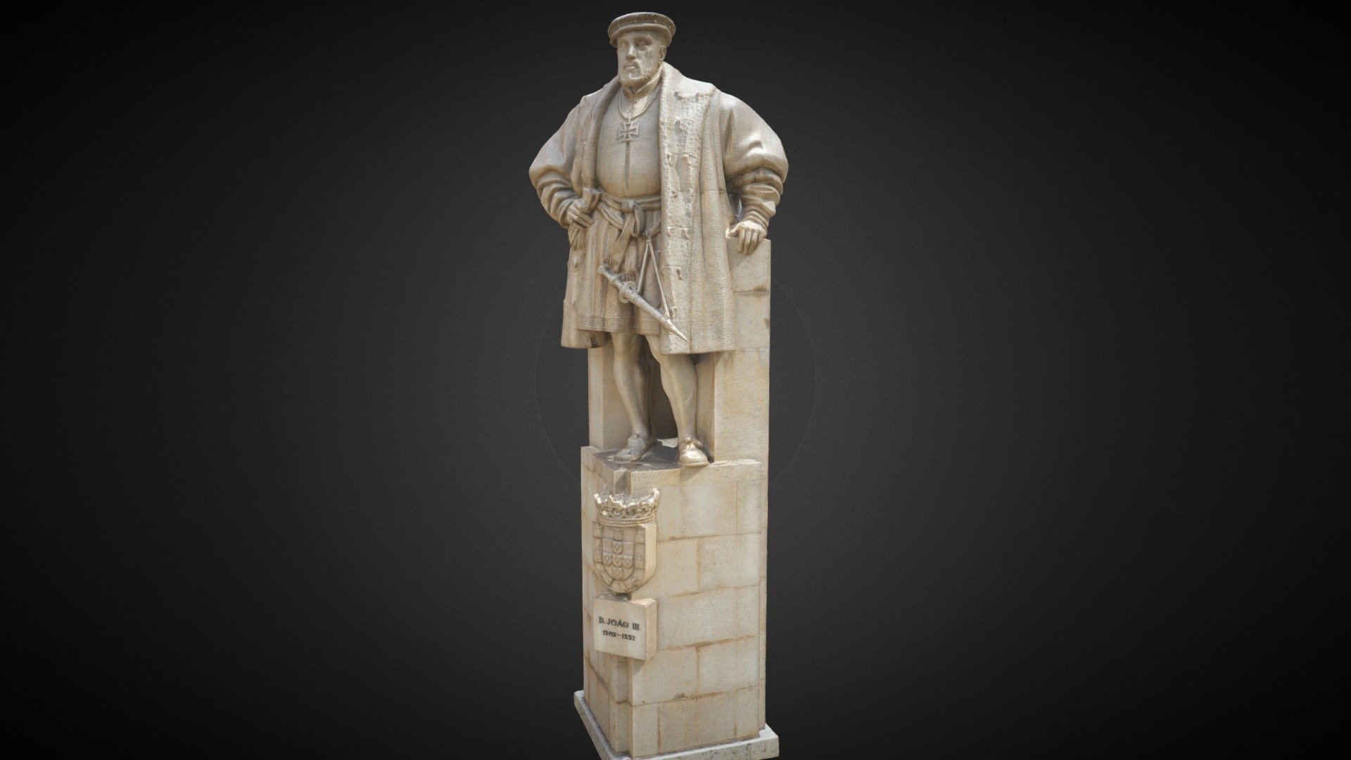 Statue of John III of Portugal - Buy Royalty Free 3D model by Ricardo ...