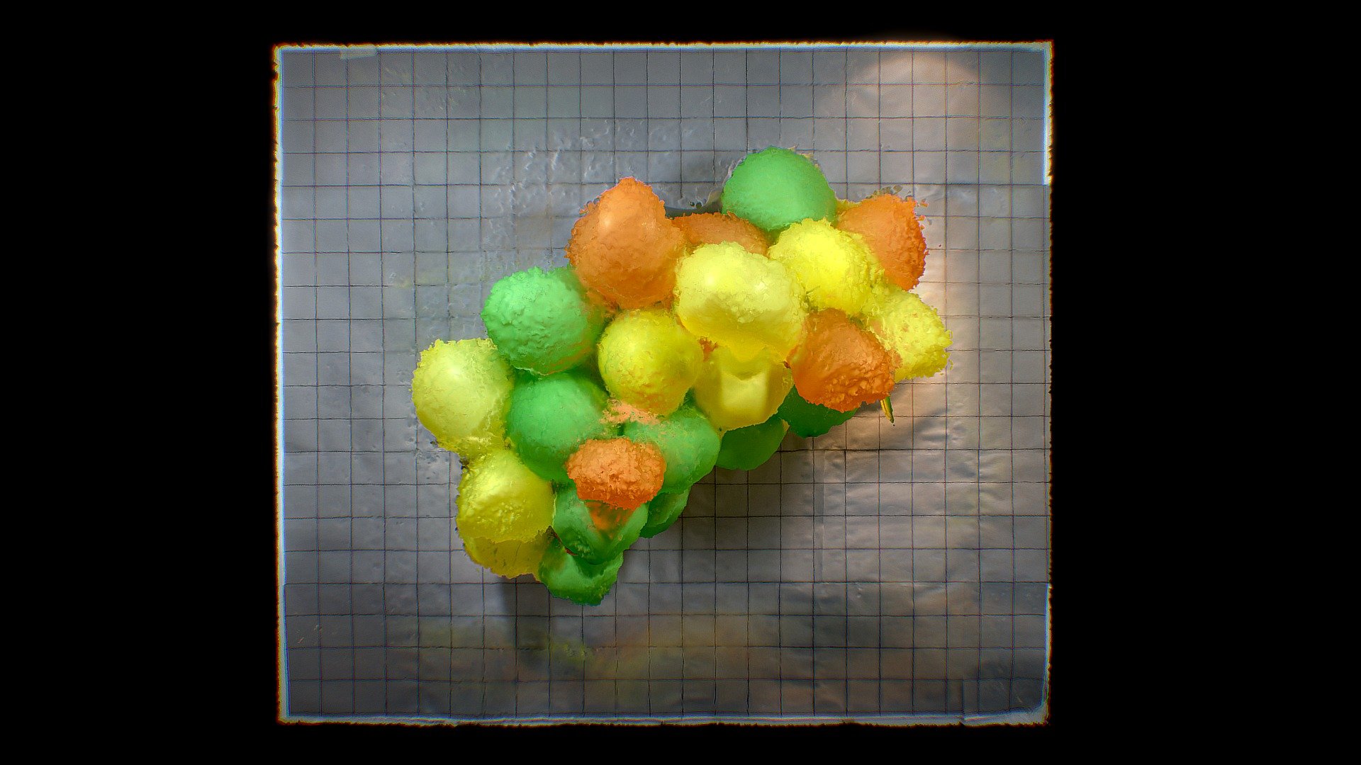 Photogrammetry of balloons against a grid. - 3D model by Florian ...