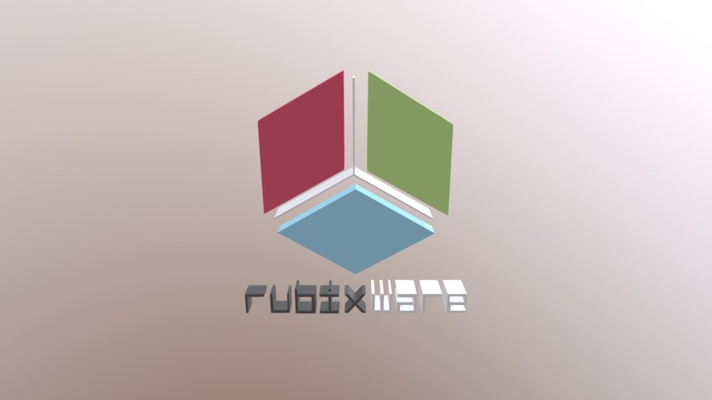Logo-rubix - Download Free 3D model by billowblut [0a23e02] - Sketchfab