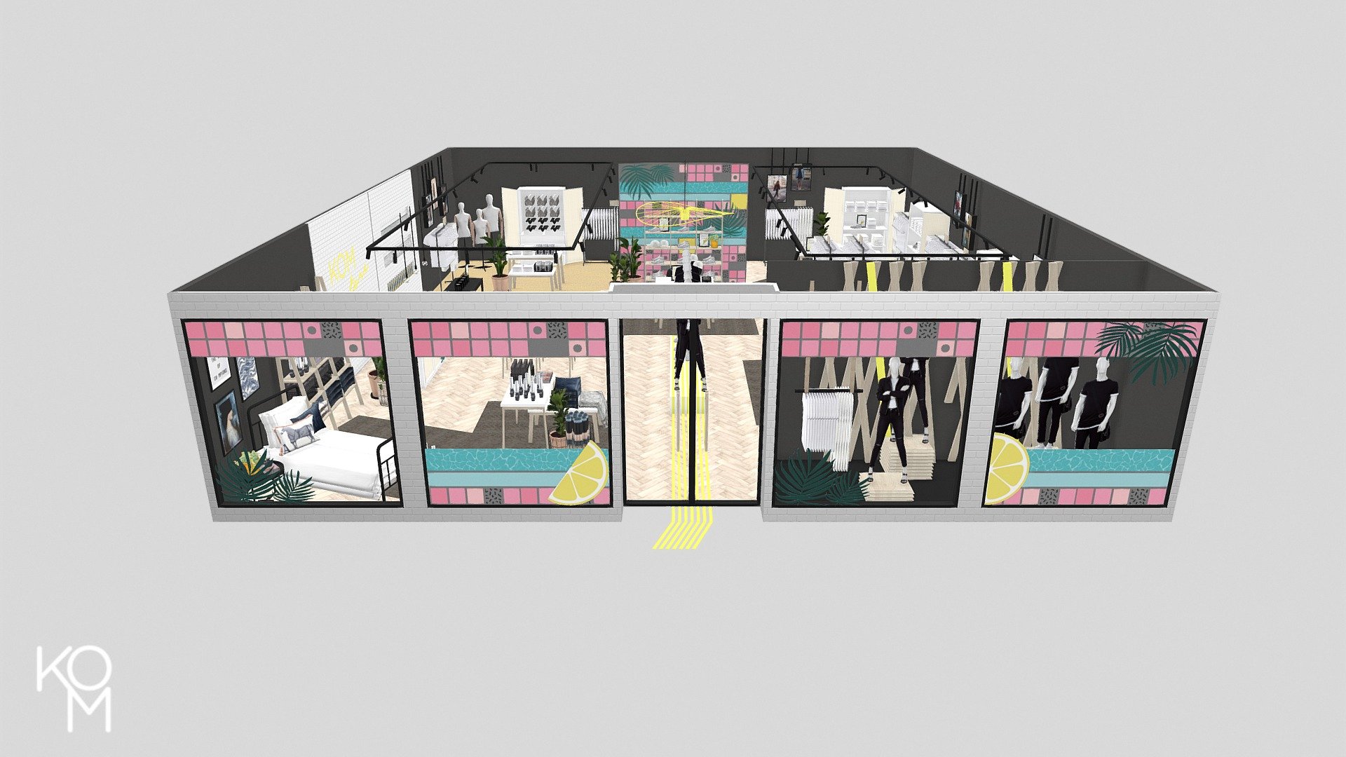 KOM Store Campaigne - 3D model by Kom Agency | Stockholm (@kom ...