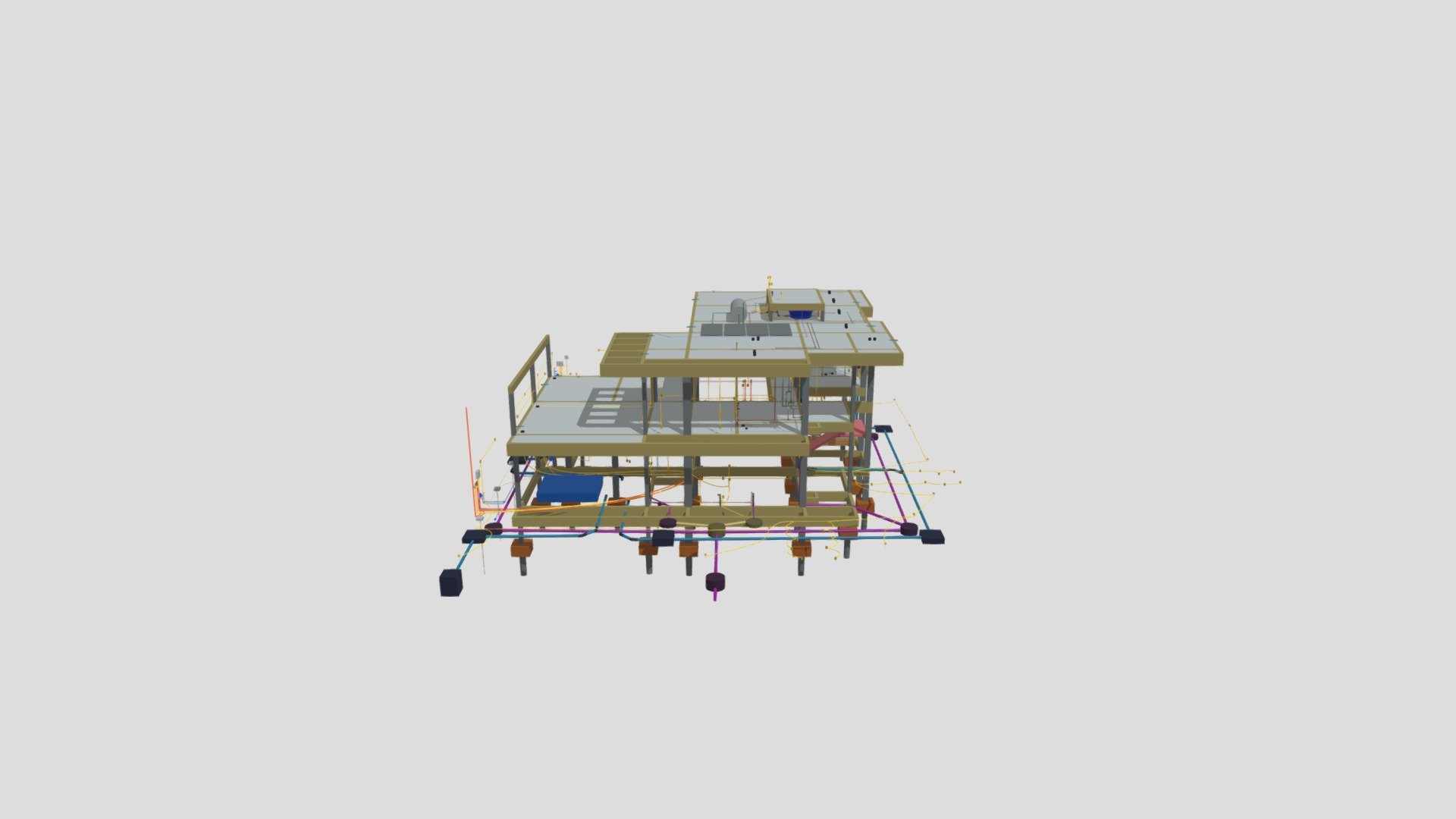3D- INSTALAÇÕES COMPLETO RES LJ - 3D model by ALEX FERNANDES ...