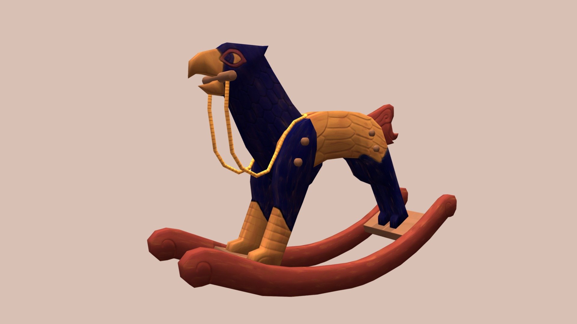 Wooden Griffon - 3D model by Lisa (@lisakolf) [0a28e43] - Sketchfab