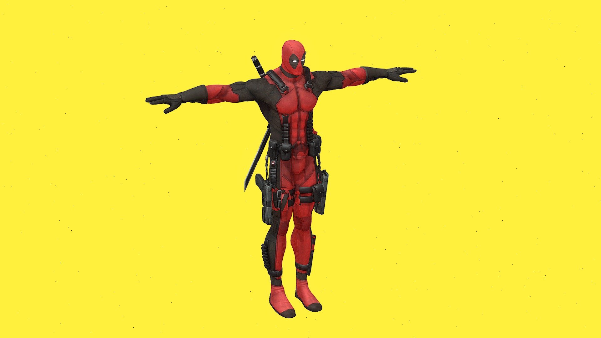 Deadpool - 3D model by momsboxtv [0a29568] - Sketchfab