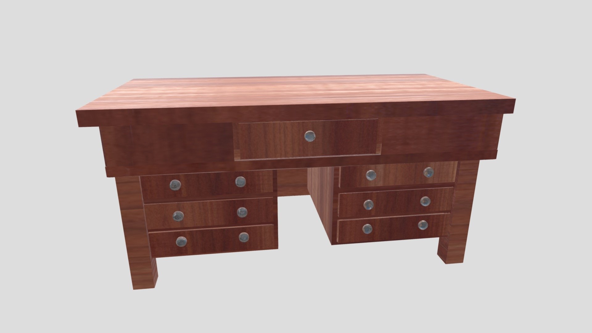 Old desk - soviet workbench - 3D model by InvisiblePolygon [0a2c6ca ...