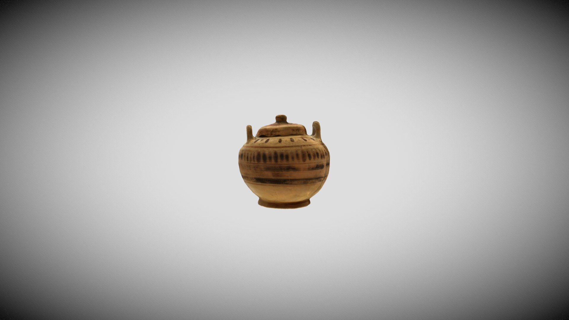One of two Corinthian Pyxides, 7th Century BC - Download Free 3D model ...