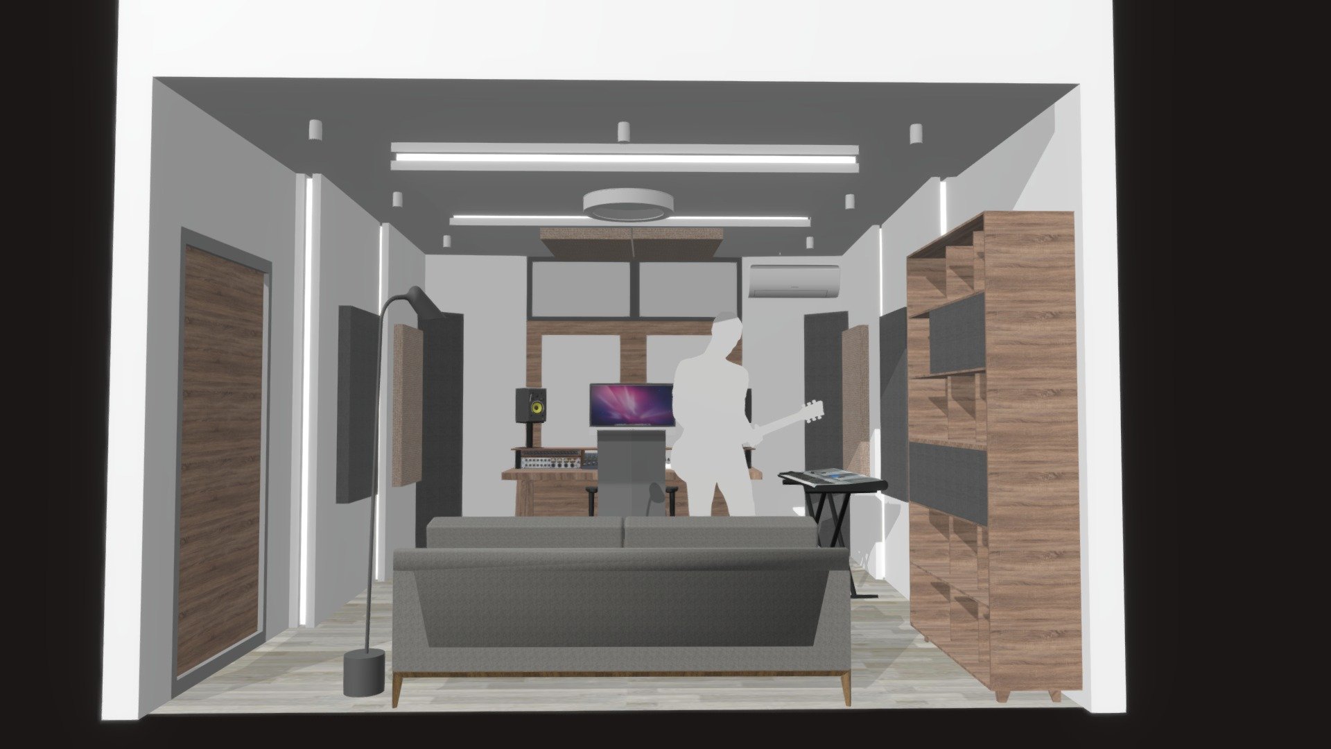 Home Studio - Download Free 3D model by Malonska (@AlonsoFonseca ...