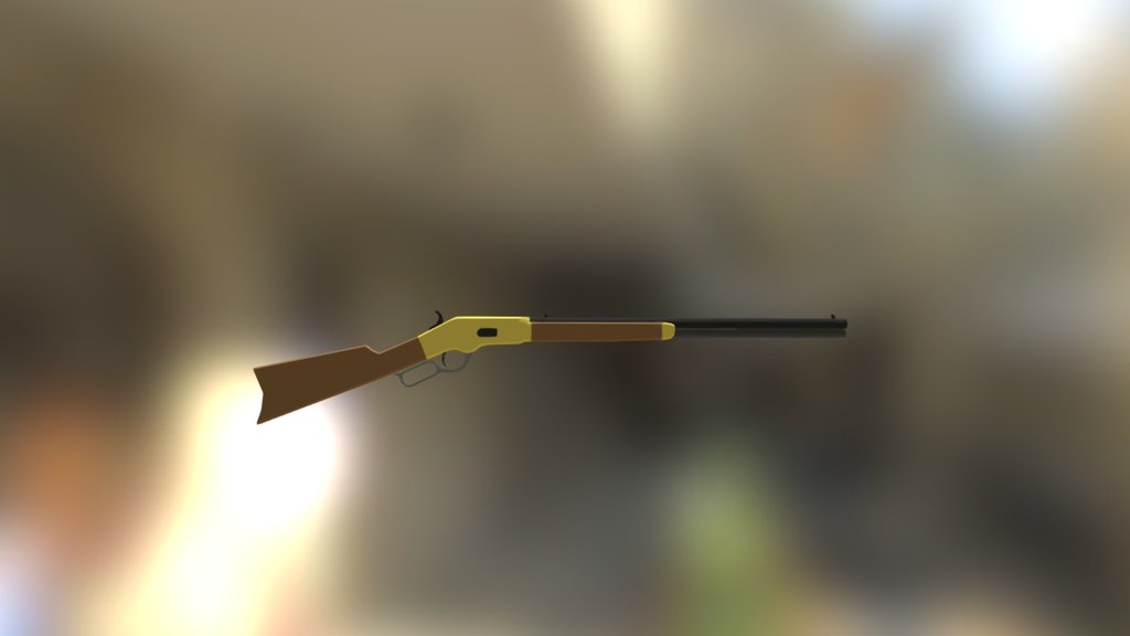 Winchester "Yellow Boy" - 3D model by Petersfun [0a2e22b] - Sketchfab