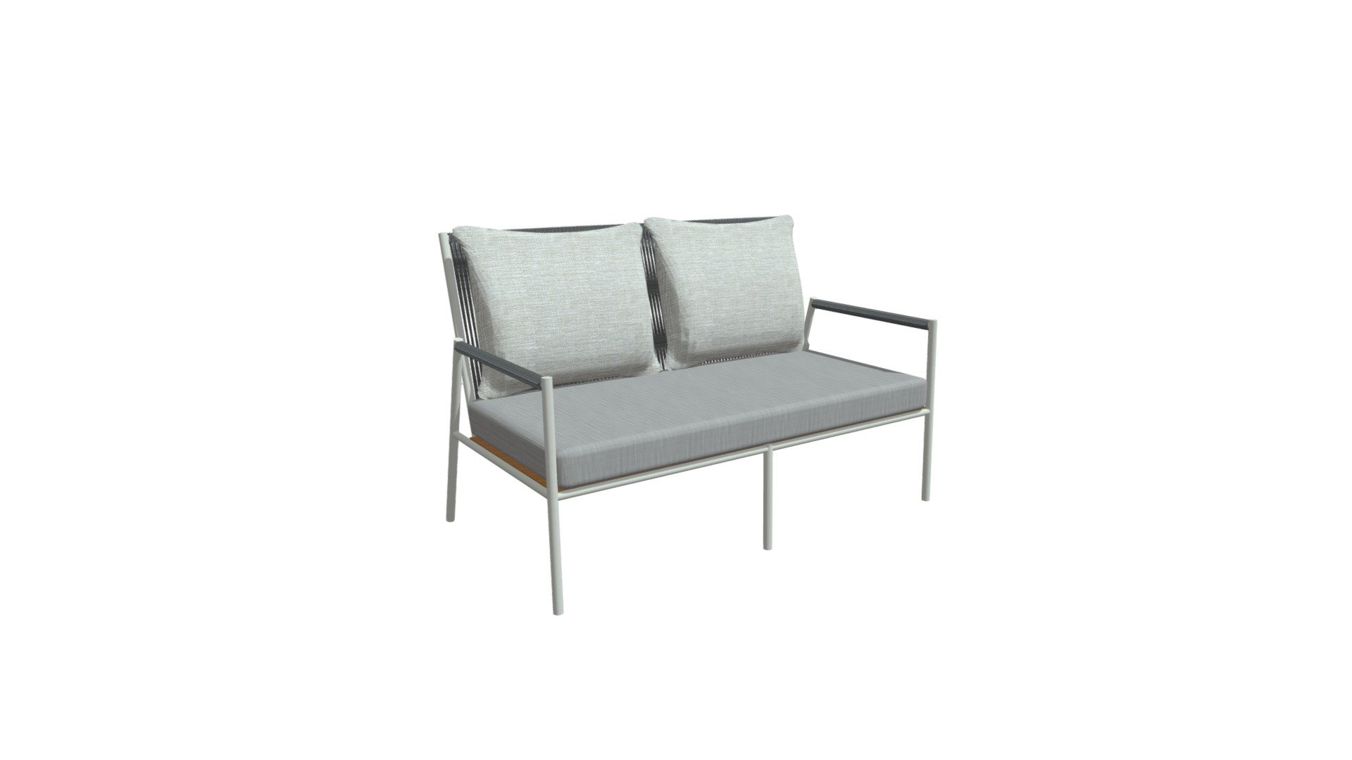 SOFA BORA BORA 2 LUGARES TIDELLI AGAVE CASA - Download Free 3D model by ...