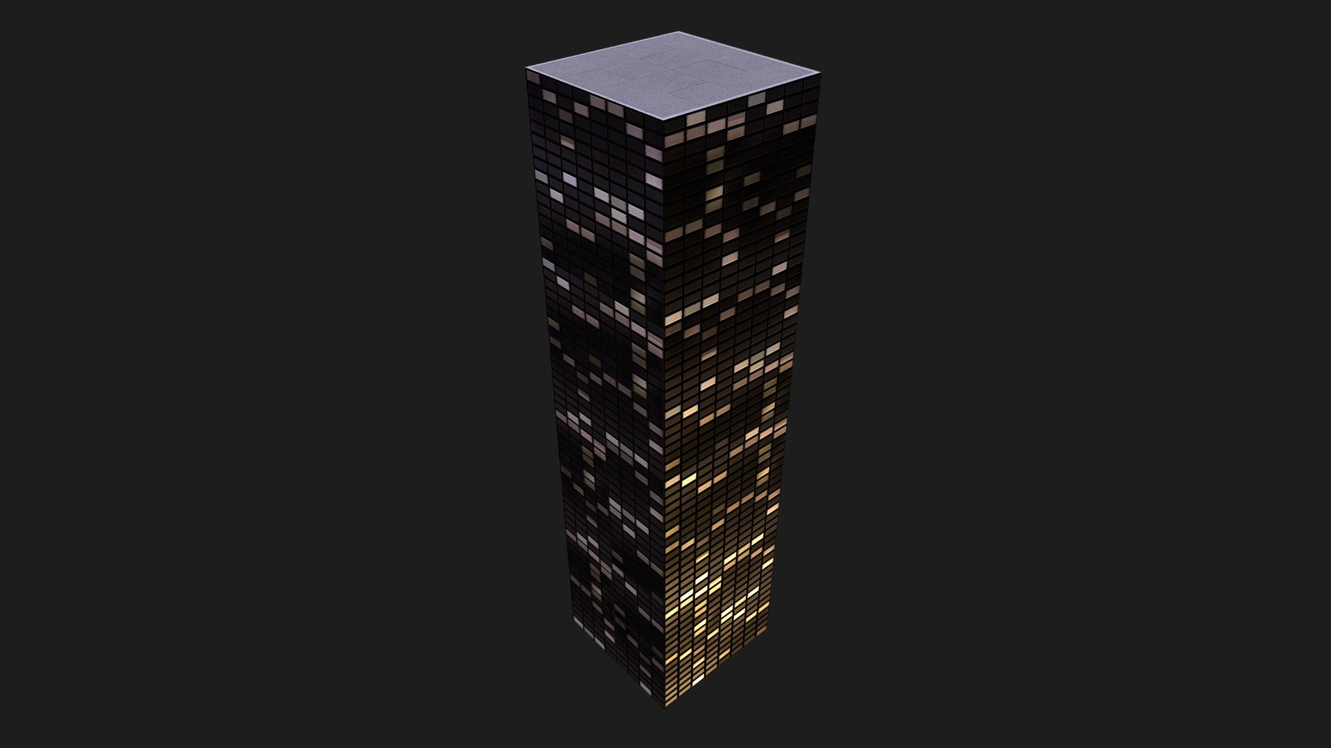 Building - square - illuminated - Download Free 3D model by MozillaHubs ...