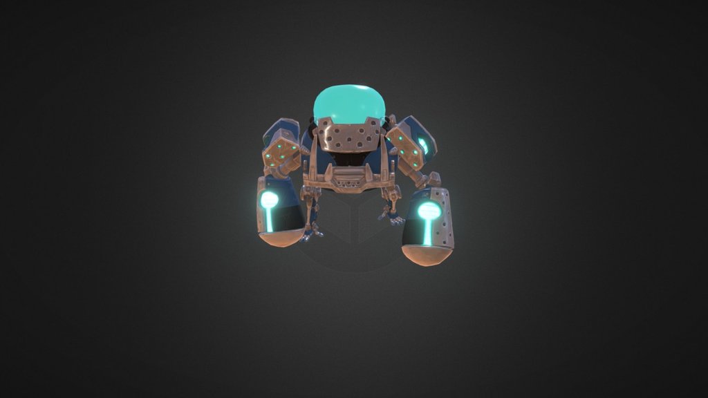 Robot_STOMP - 3D model by VincentDouziech [0a33dd3] - Sketchfab
