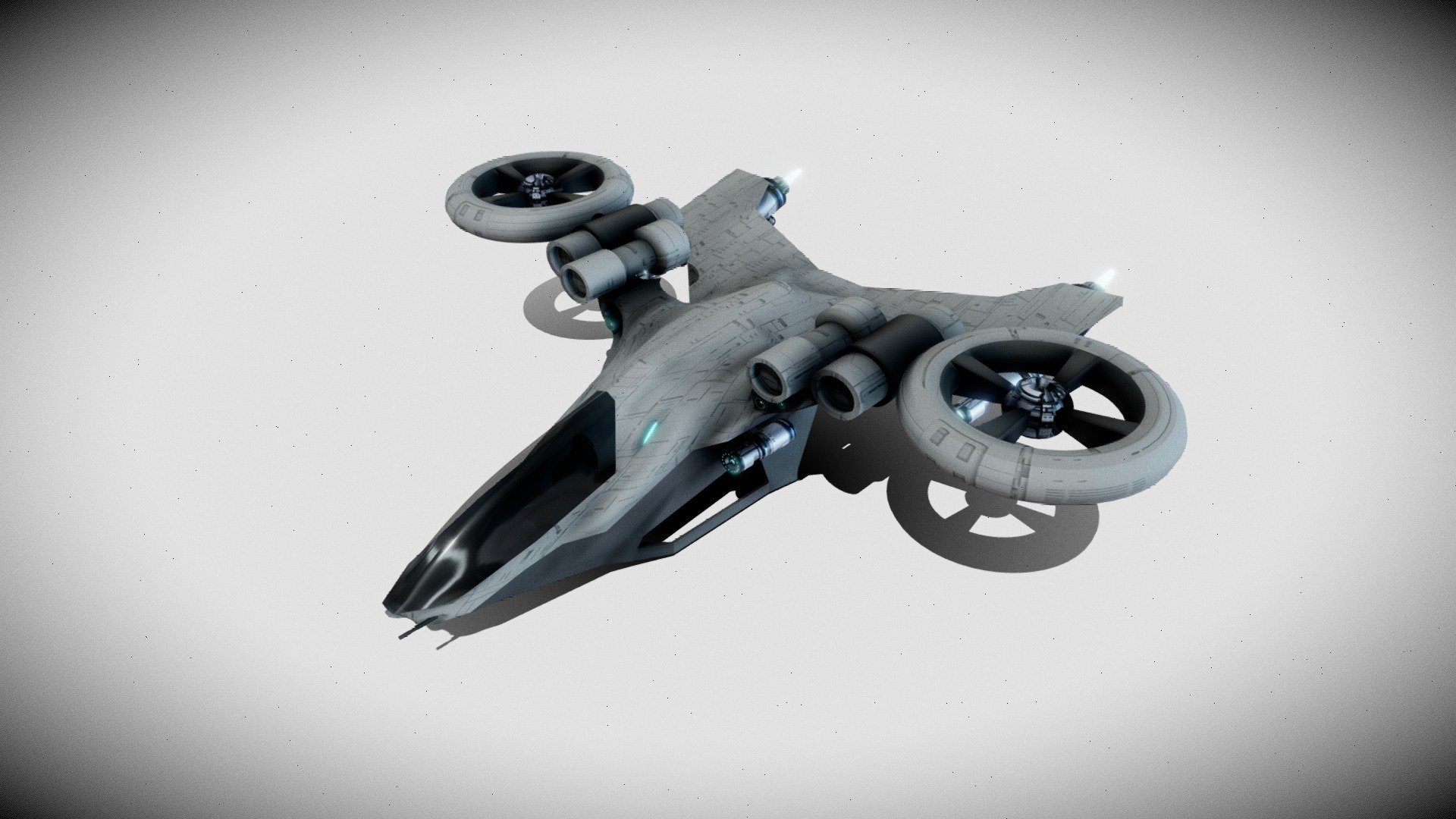 Helicopter Space Ship - Download Free 3D model by VertaScan [0a33ff1] - Sketchfab