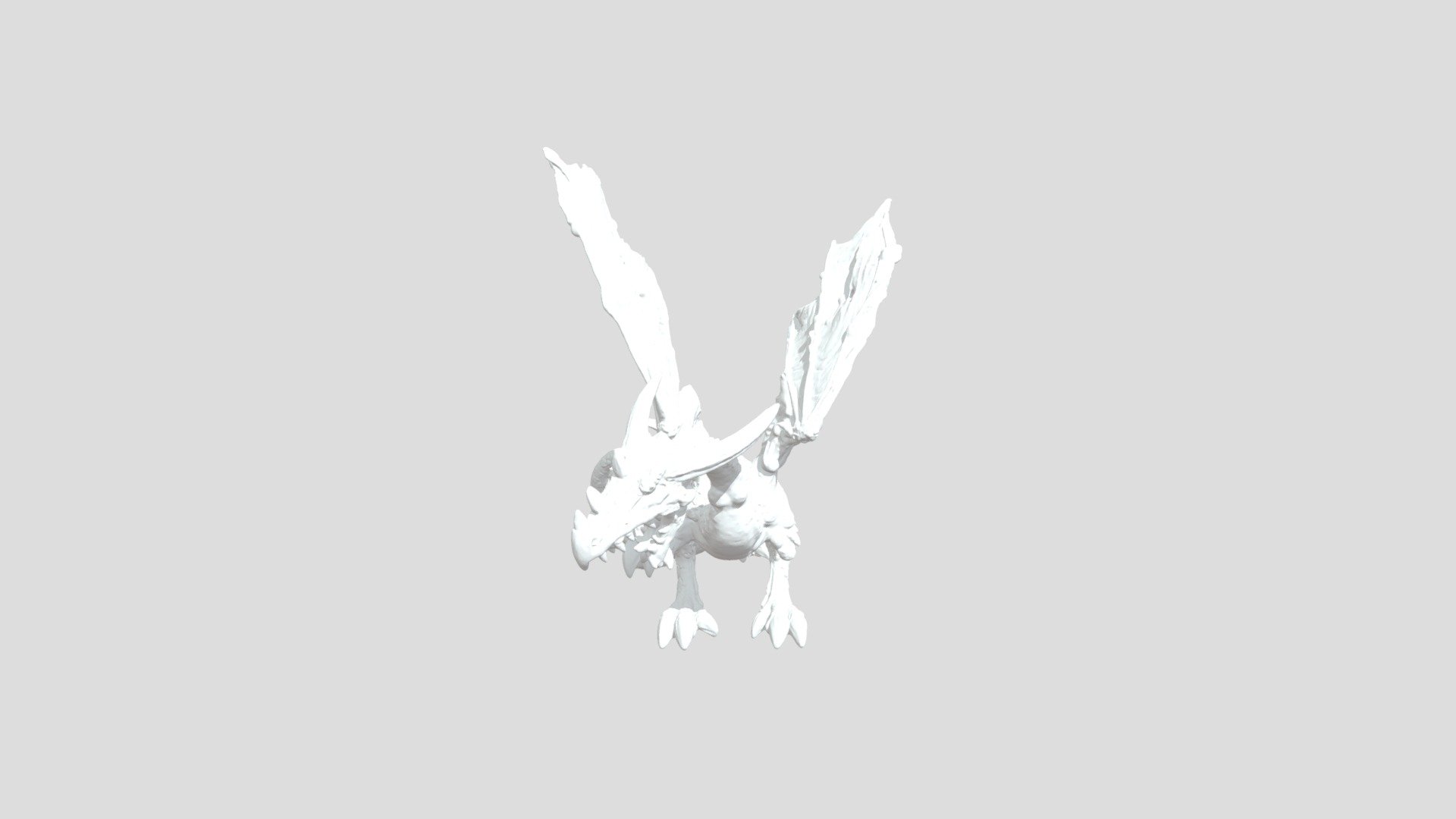 Emerald Dragon Statue - Download Free 3D model by meeseekspaintinglab [0a3511d] - Sketchfab