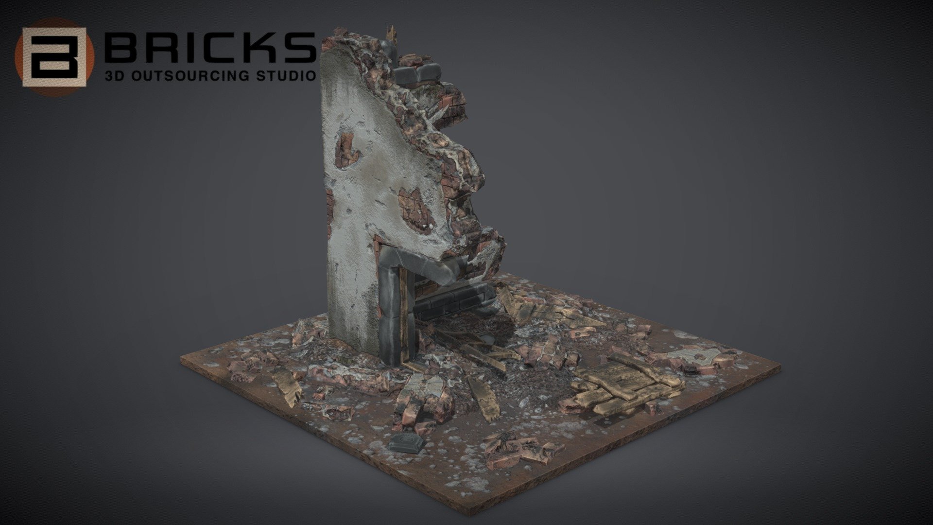 Damage House - Buy Royalty Free 3D model by Bricks Studio ...