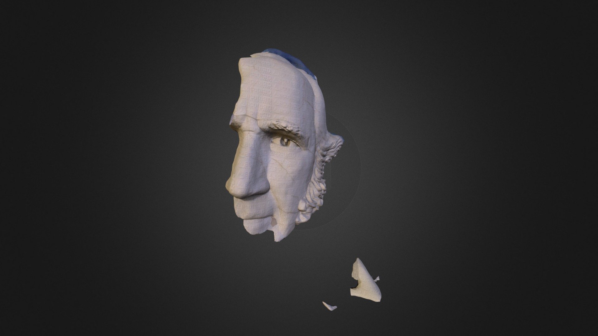 Half Face - 3D model by MitoTheGreek [0a37105] - Sketchfab