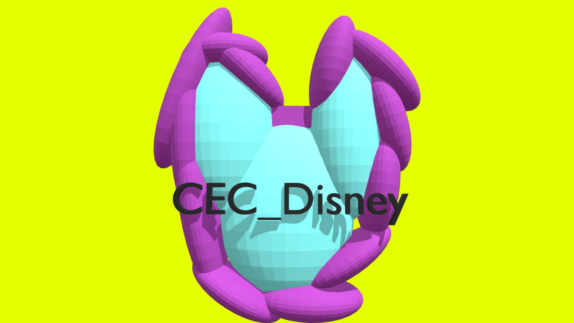CEC_Disney Logo Model - Download Free 3D model by CEC_Disney ...