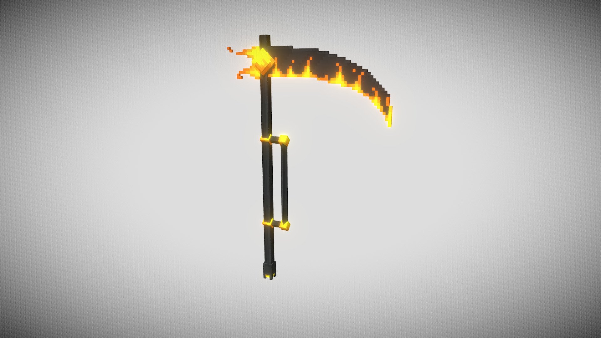 Fire Scythe - 3D model by Finn the Demon Cat (@DemonCat9228) [0a3714c ...