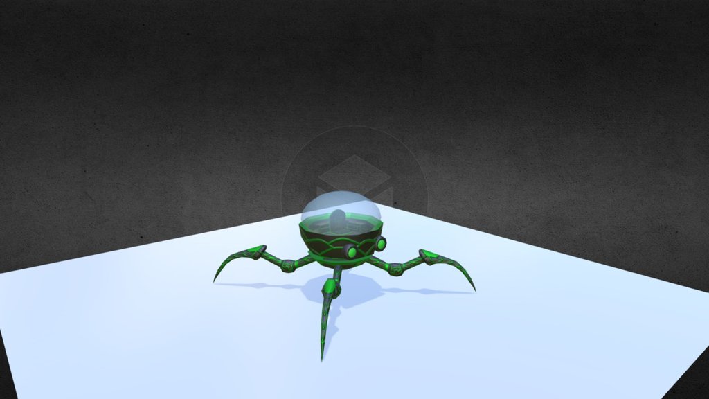 Spider robot - 3D model by Tyler Cutcher (@tyler_cutcher) [0a38166 ...