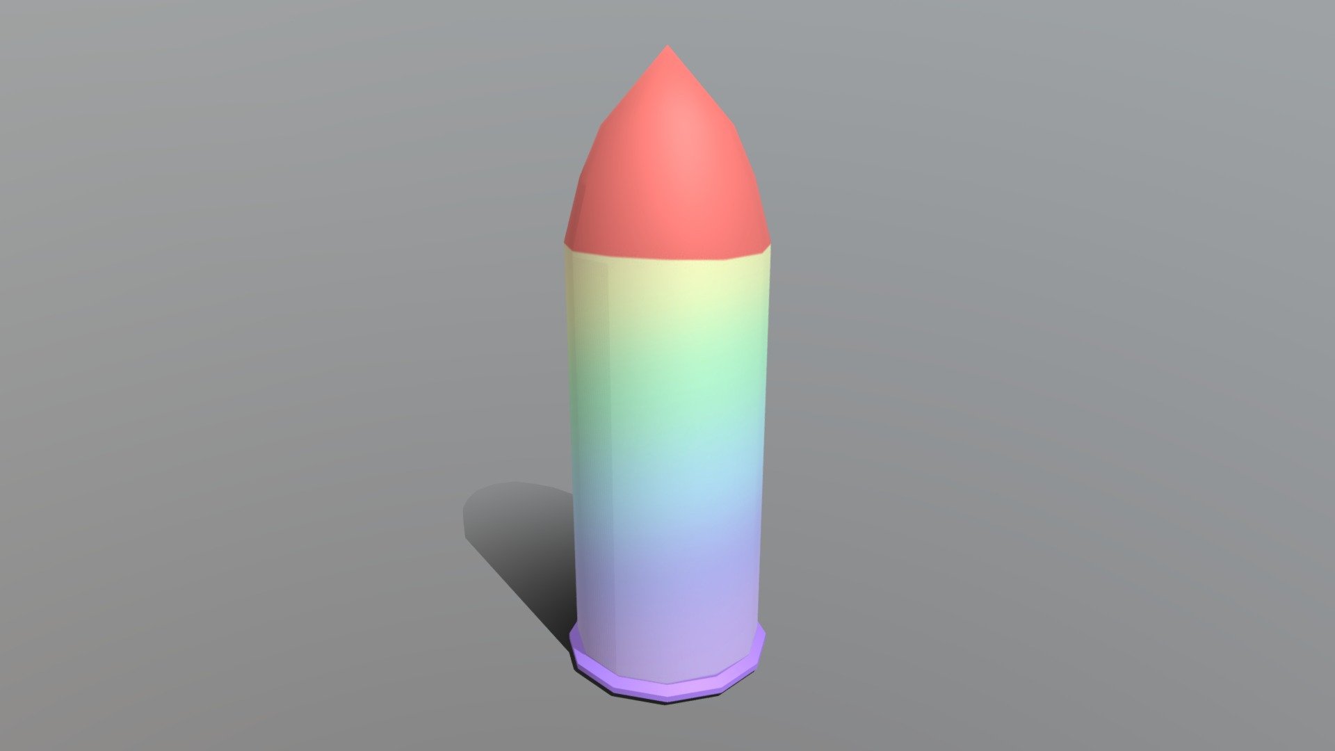 Rainbow Bullet - Download Free 3D model by kyuukonneko [0a387c6] - Sketchfab