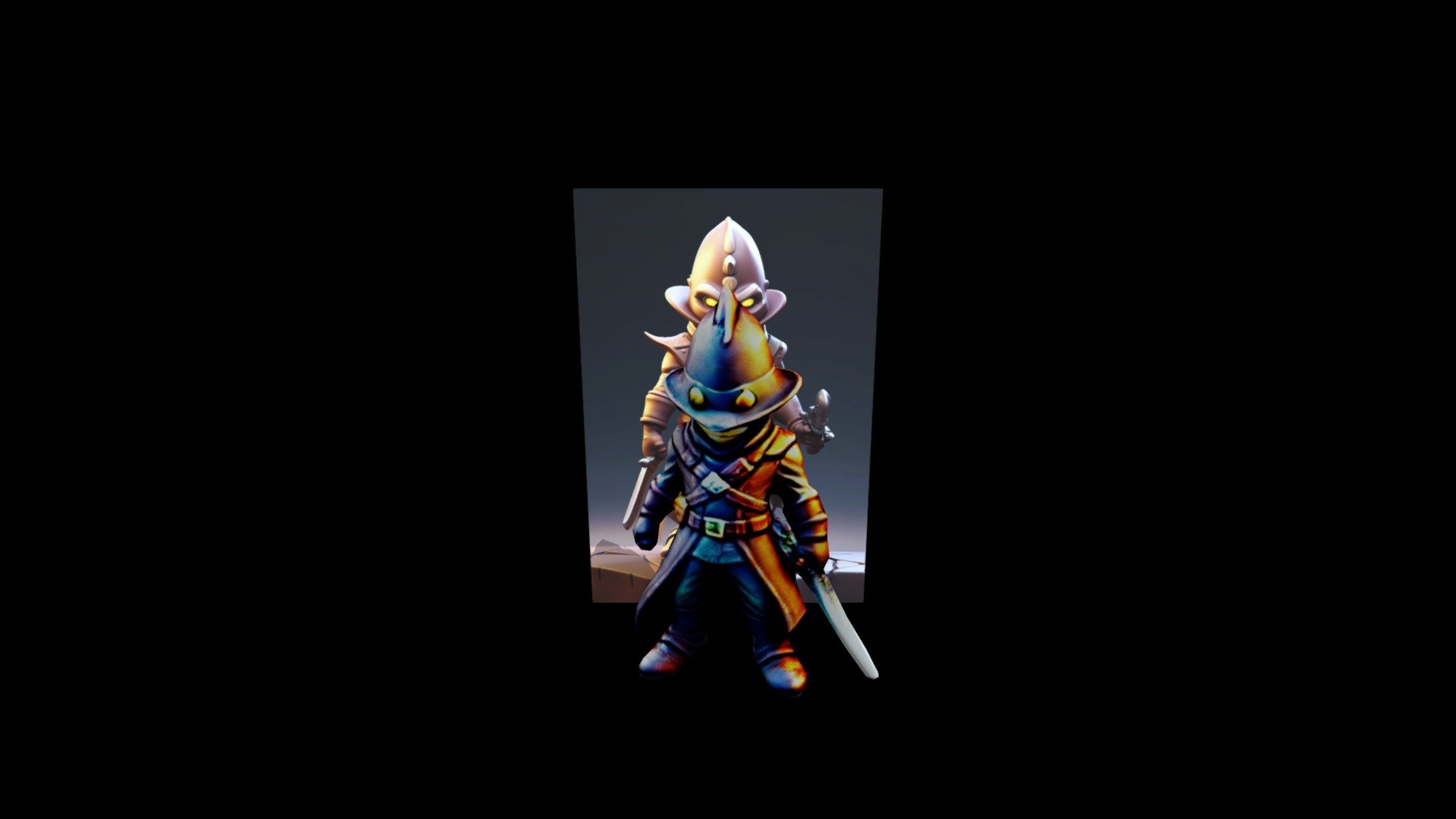 toy figurine of a person holding a sword. It is - Download Free 3D ...
