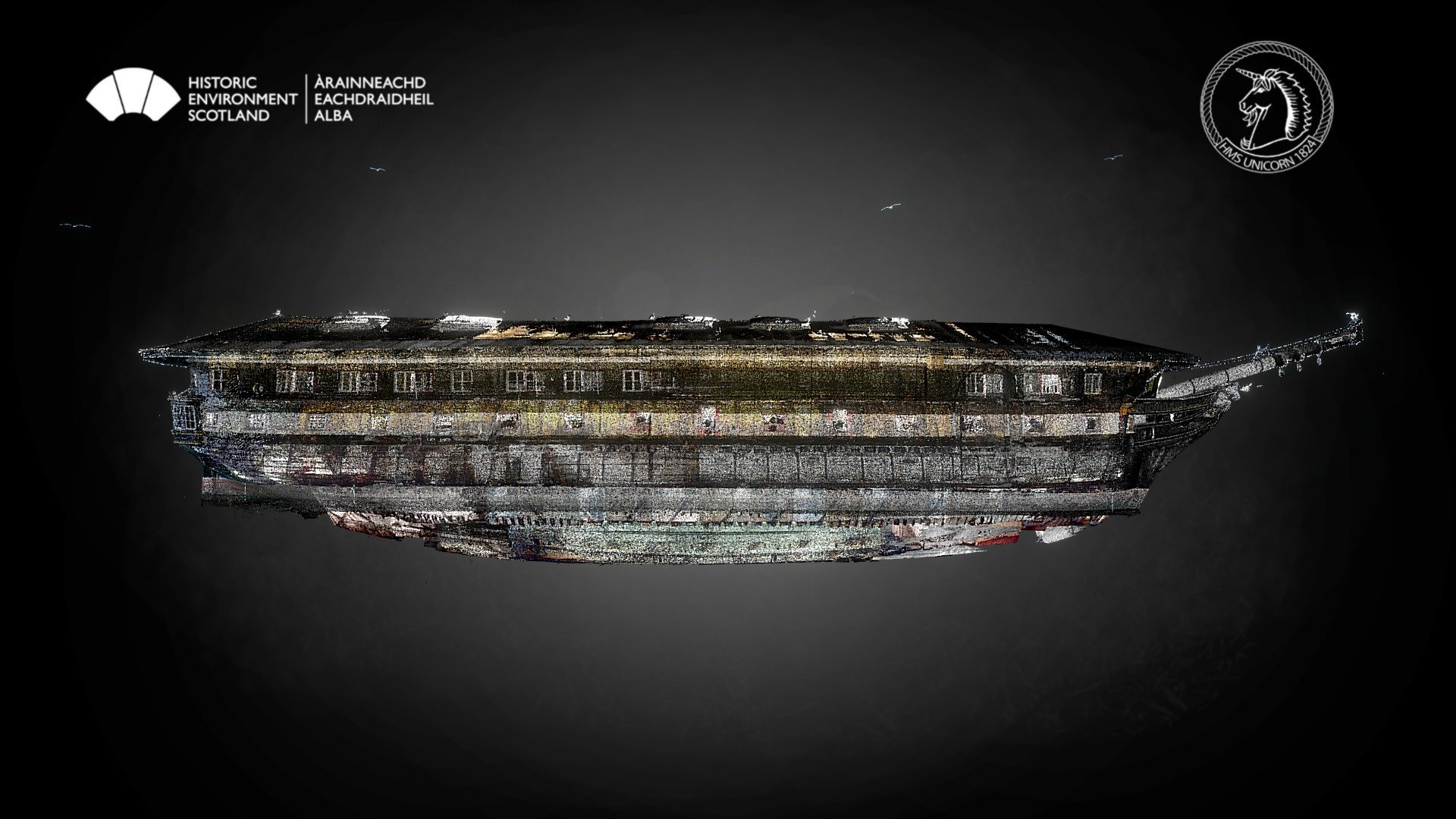 HMS Unicorn - laser scan data (point cloud) - 3D model by HMS Unicorn (@hmsunicornship) [0a393f0 ...